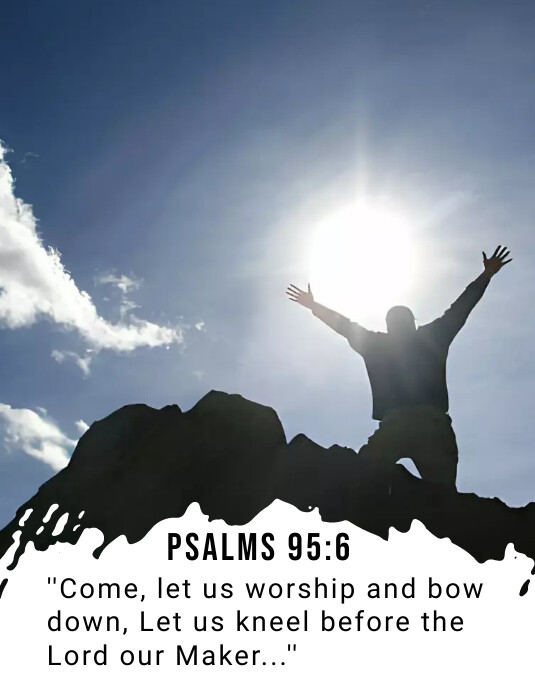 Bible verse poster Template | PosterMyWall