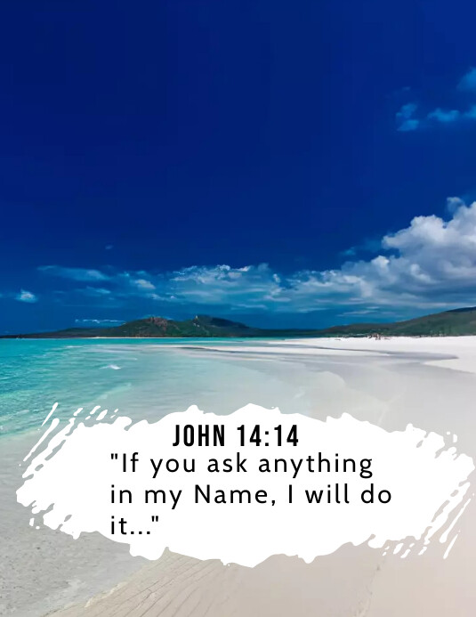 Modèle Bible verse poster | PosterMyWall