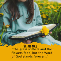 Bible verse poster Template | PosterMyWall