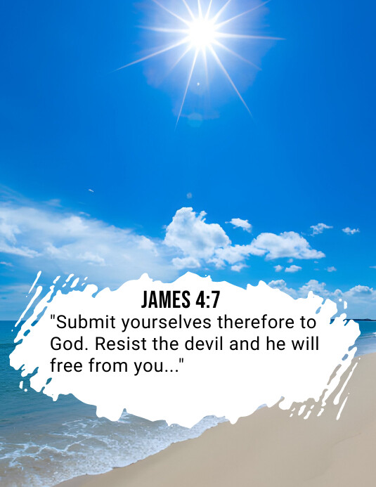 Bible Verse Poster Design Template | PosterMyWall