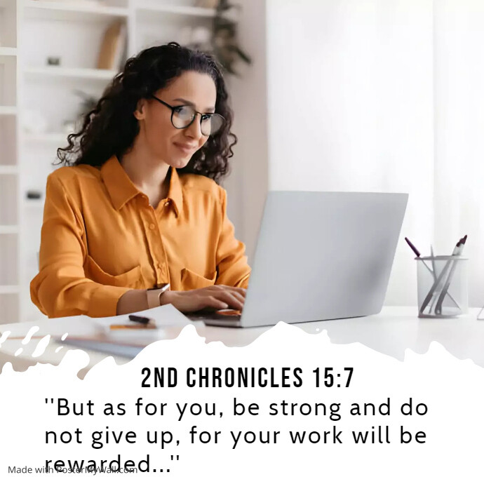 Copy of Bible verse poster | PosterMyWall