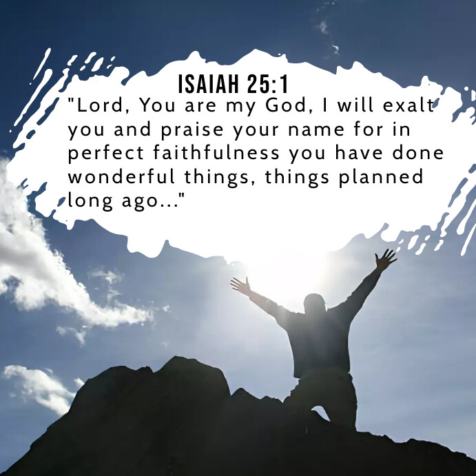 Bible verse poster Template | PosterMyWall