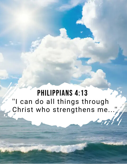 Bible verse poster Templat | PosterMyWall