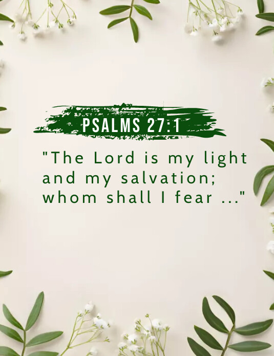 Bible verse poster Template | PosterMyWall