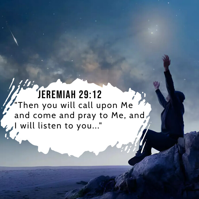 Modèle Bible verse poster | PosterMyWall