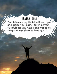 Bible verse poster Template | PosterMyWall