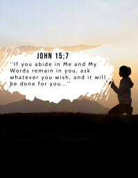 Bible verse poster Template | PosterMyWall