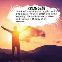 Bible verse poster Template | PosterMyWall