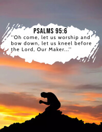 Bible verse poster Template | PosterMyWall
