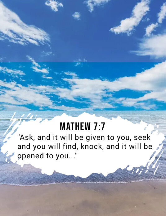 Bible verse poster Template | PosterMyWall