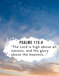 Bible verse poster Template | PosterMyWall