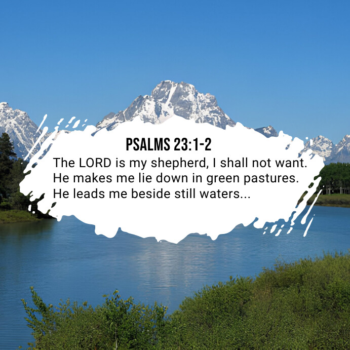 Bible Verse Poster Design Templat | PosterMyWall