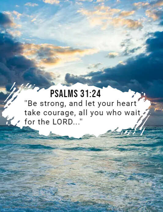 Bible verse poster Template | PosterMyWall