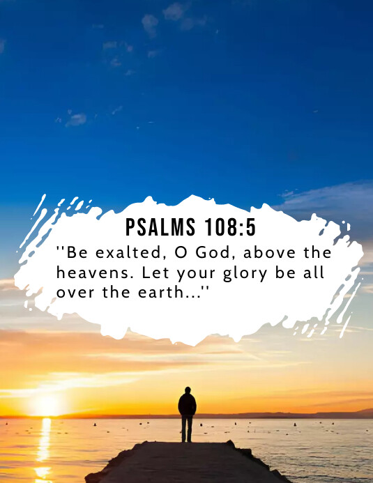 Bible verse poster Template | PosterMyWall