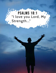 Bible verse poster Template | PosterMyWall