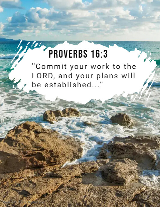 Plantilla de Bible verse poster | PosterMyWall