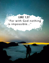 Bible verse poster Template | PosterMyWall