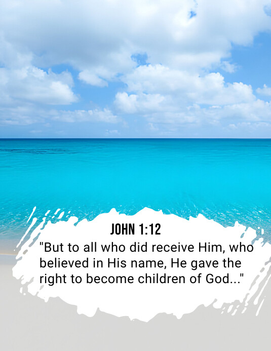 Bible Verse Poster Template Ad | PosterMyWall