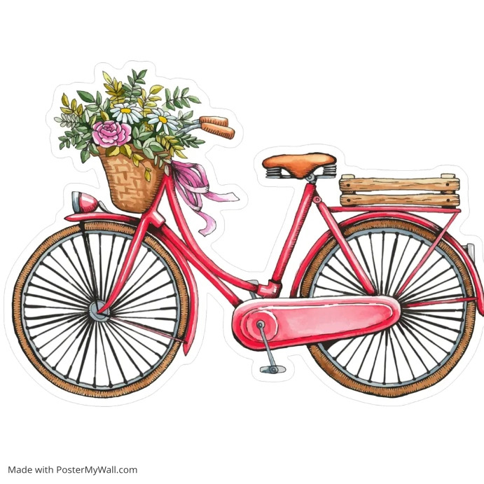 Copy of Bicycle background design | PosterMyWall