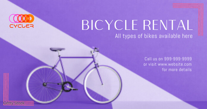 Bicycle rent Template | PosterMyWall
