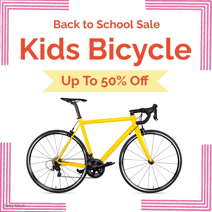 Bicycle Template - Instagram Ad | PosterMyWall