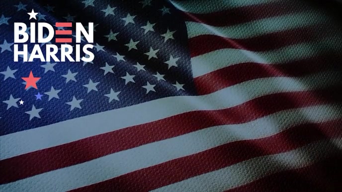 Biden Harris election campaign zoom video Template | PosterMyWall