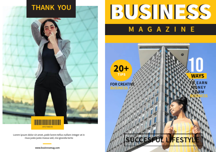 Bifold Business Magazine Template | PosterMyWall