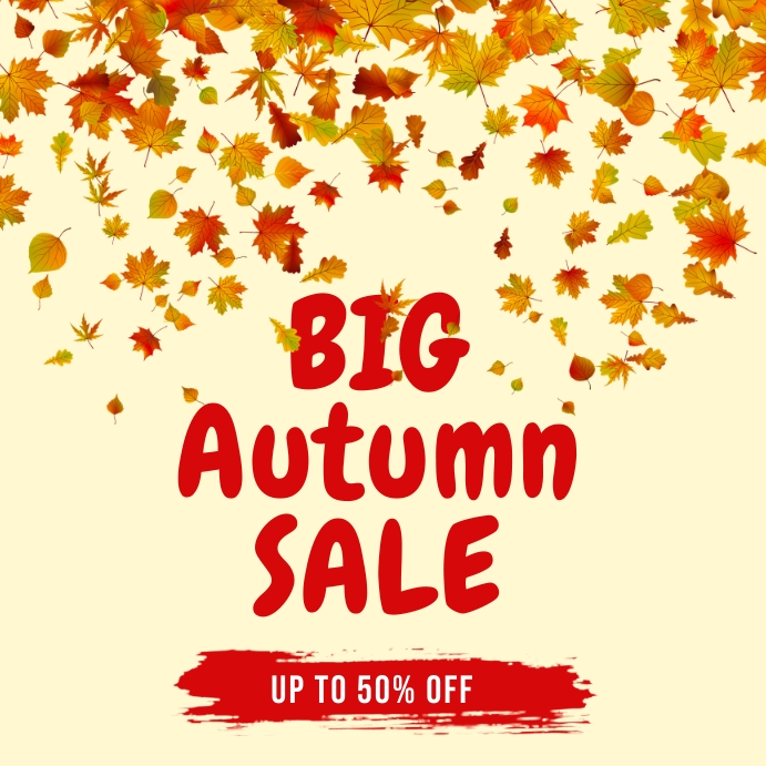 Copy of Big Autumn Sale | PosterMyWall