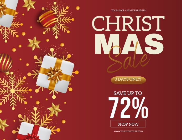 BIG CHRISTMAS Sale Event TEMPLATE | PosterMyWall