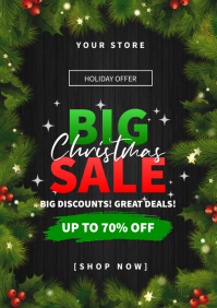 Christmas sales template | PosterMyWall