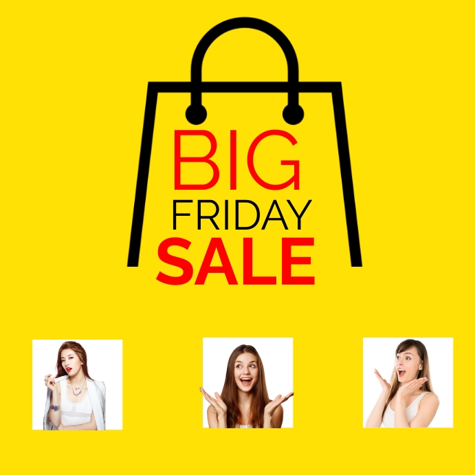 Plantilla de big friday sale poster | PosterMyWall