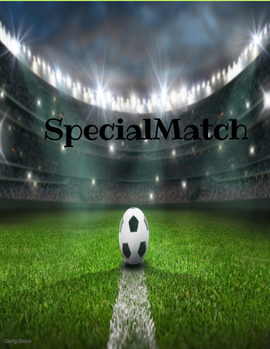 Big Match Template | PosterMyWall