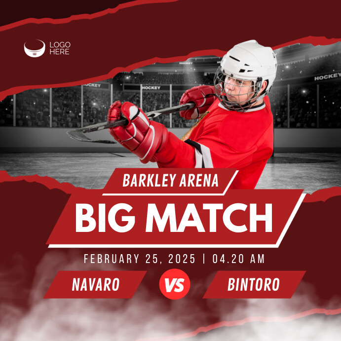 Plantilla de Big Match | PosterMyWall