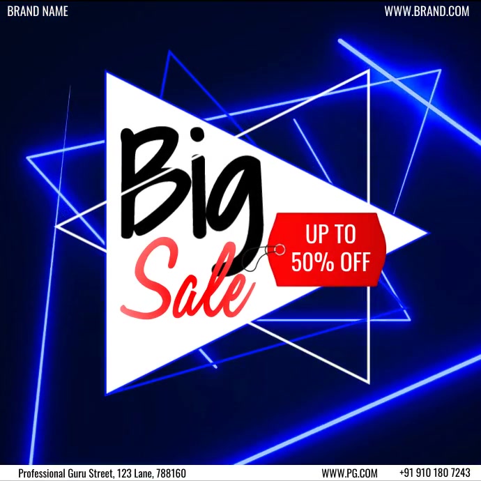 Big sale ad template | PosterMyWall