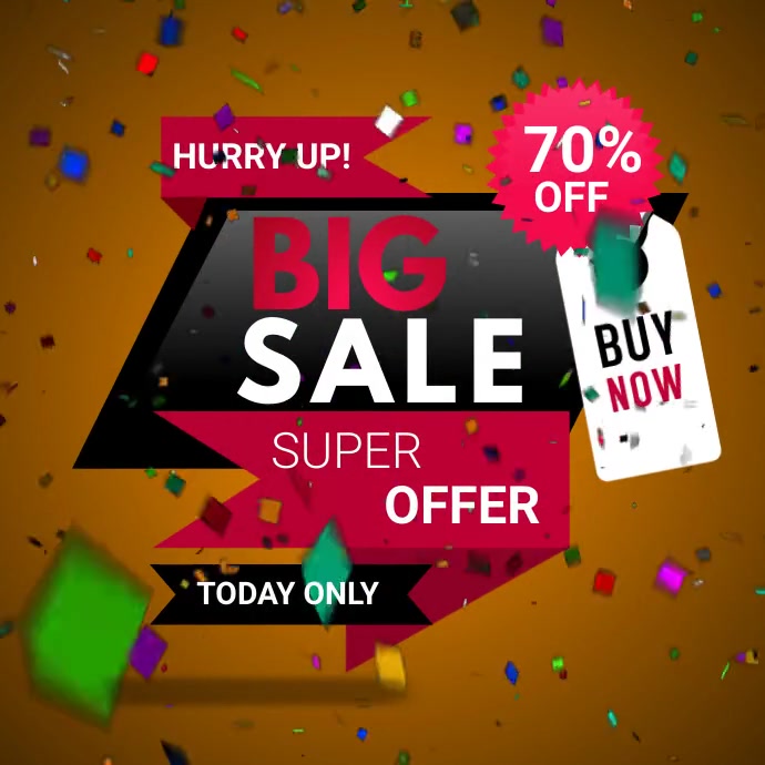 Plantilla de big sale ad template | PosterMyWall