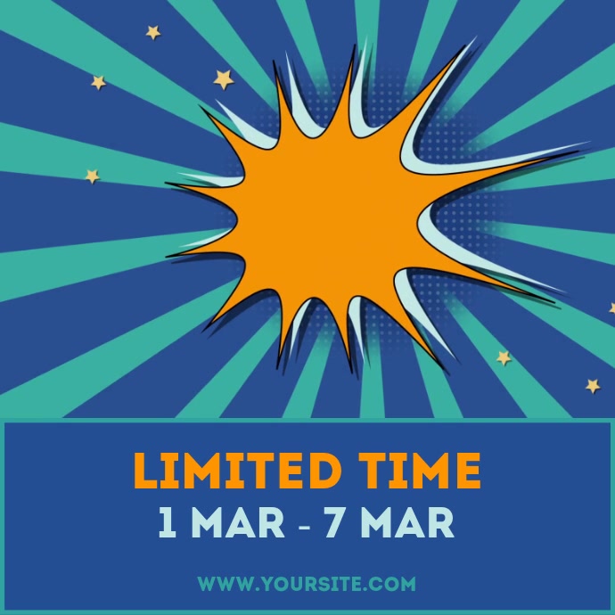 Big Sale animation comics video ad Template | PosterMyWall