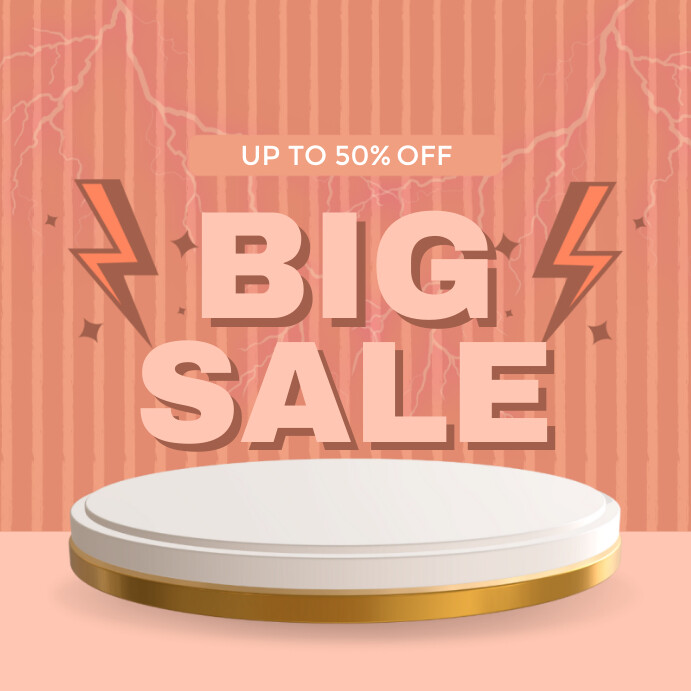 BIG SALE Template | PosterMyWall
