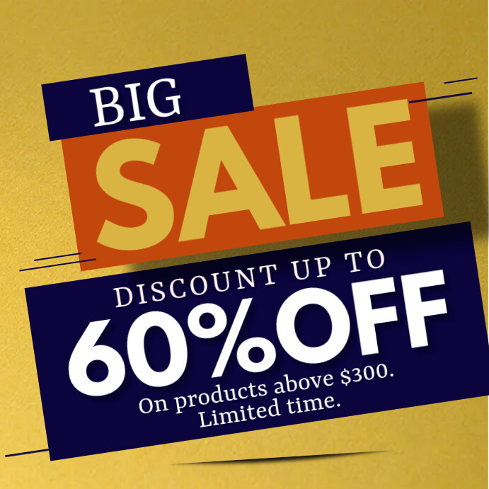 Big sale Template | PosterMyWall