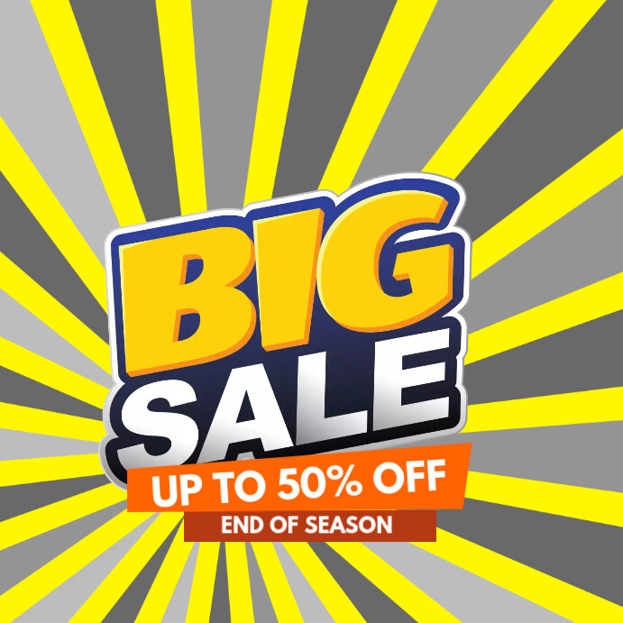 Copy of Big Sale | PosterMyWall