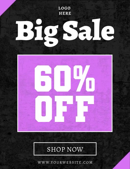 Big Sale Discount Product Flyer Design Template | PosterMyWall