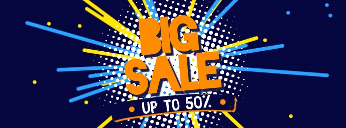 Copy of Big Sale Event Facebook Cover Photo | PosterMyWall