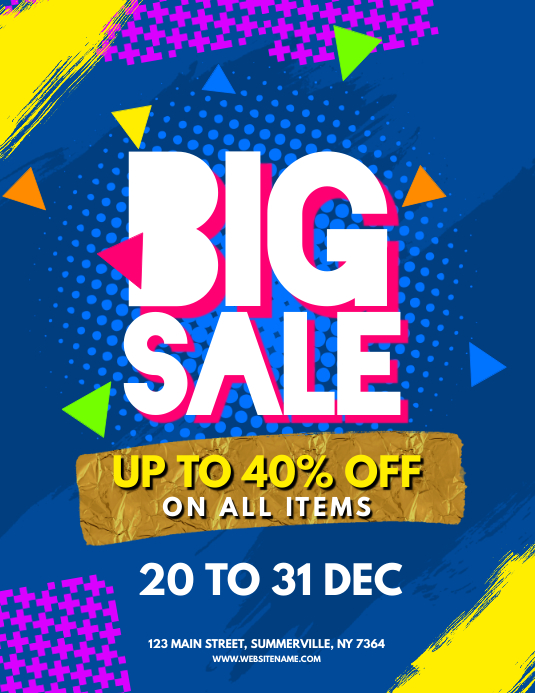 Big Sale Flyer | PosterMyWall