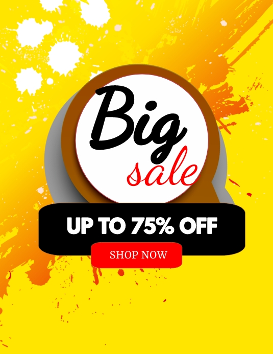BIG SALE FLYER Template | PosterMyWall