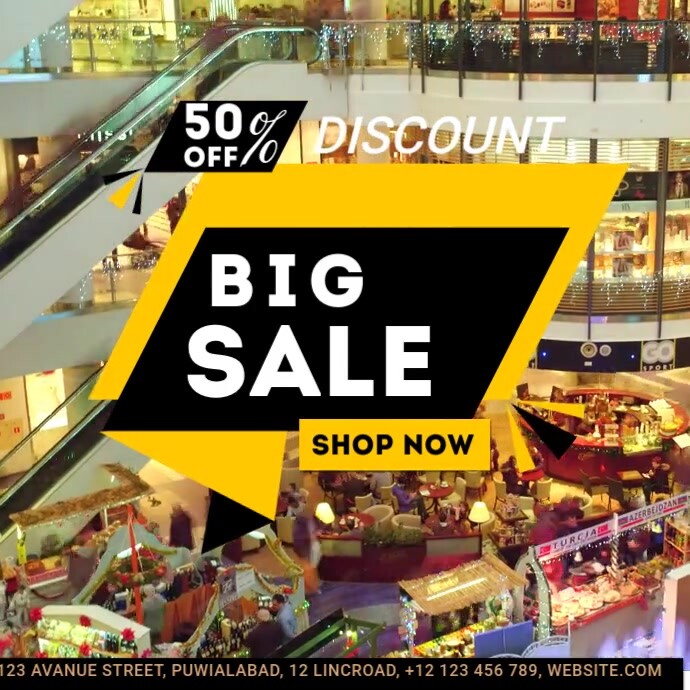 big sale / mega sale / deal and discount Template | PosterMyWall