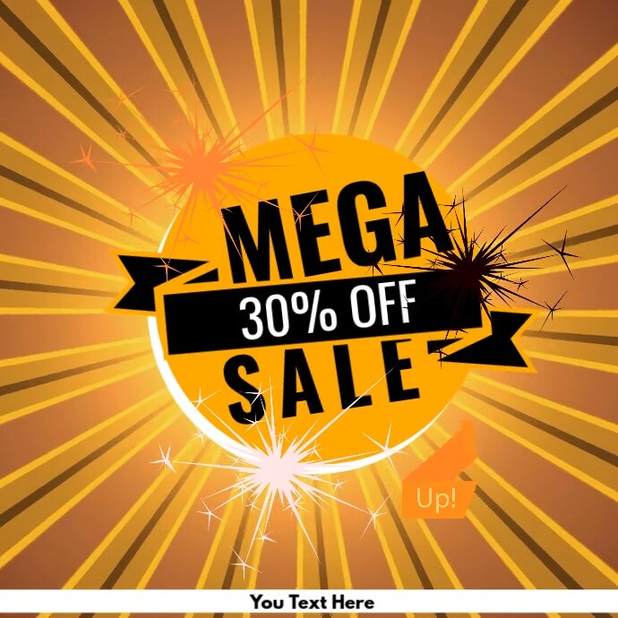 big sale/mega sale/super sale Template | PosterMyWall