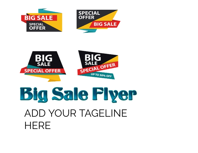 Copy of Big Sale offer flayer | PosterMyWall