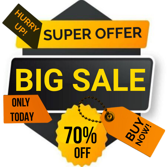Big Sale Offer Flyer Retail Discounts Fashio Template | PosterMyWall