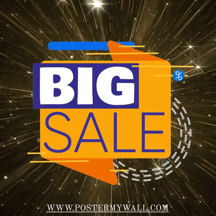 Big sale offer video teamplet Template | PosterMyWall