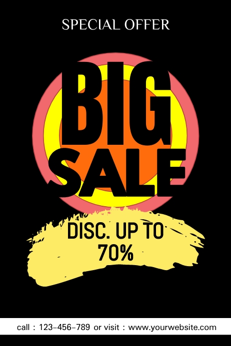 big sale poster Template | PosterMyWall