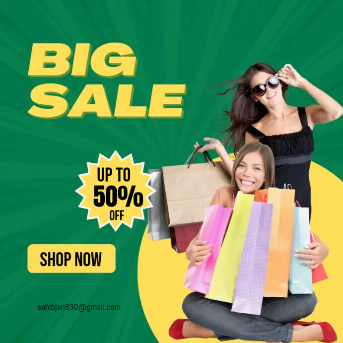 Big sale poster Template | PosterMyWall